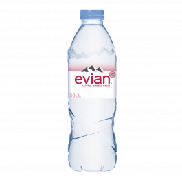 Evian, Natural Mineral Water 50 CL PET